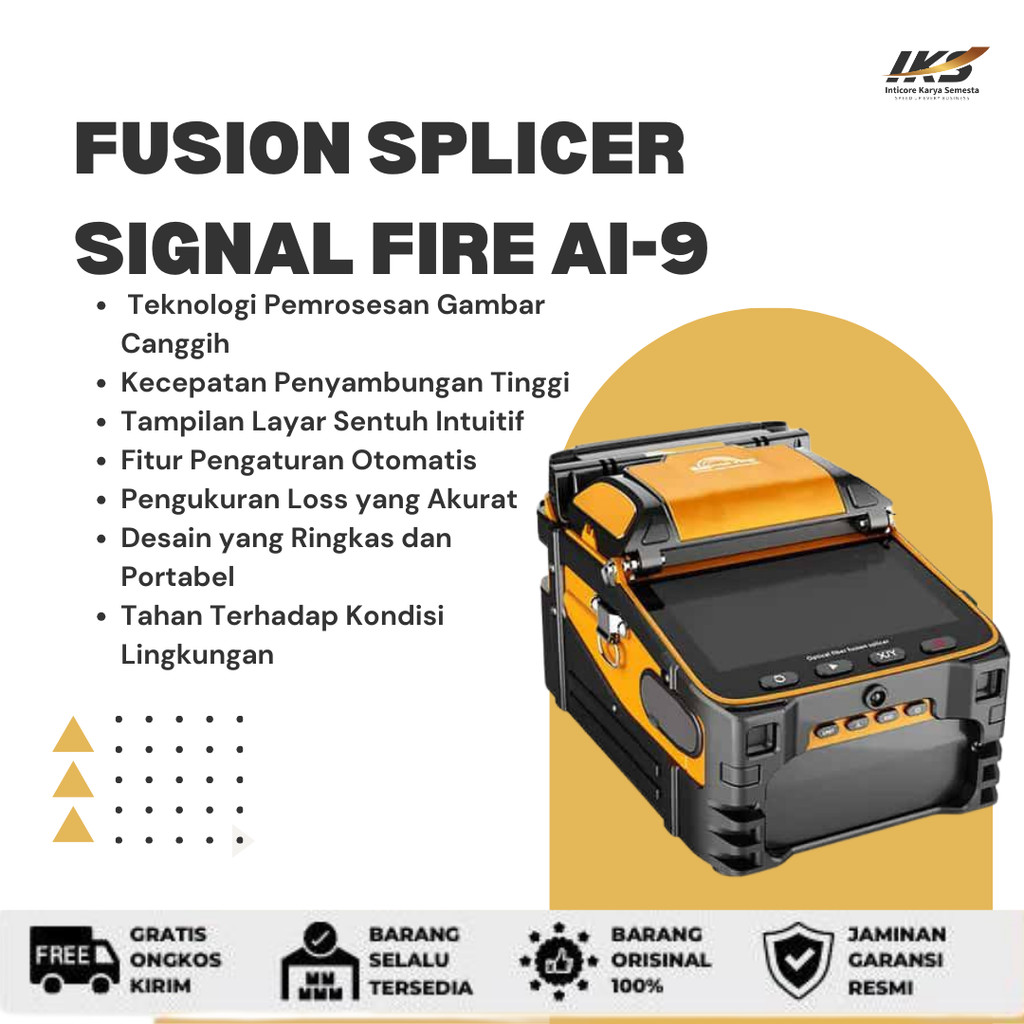Jual Fusion Splicer Signal Fire AI-9 Alat Sambung Core Fiber Optik ...