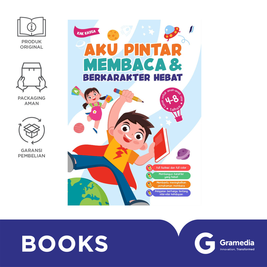 Jual AKU PINTAR MEMBACA DAN BERKARAKTER HEBAT | Shopee Indonesia