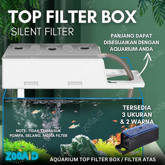 Jual Top Filter Box Aquarium Kotak Filter Talang Atas Akuarium Kolam ...