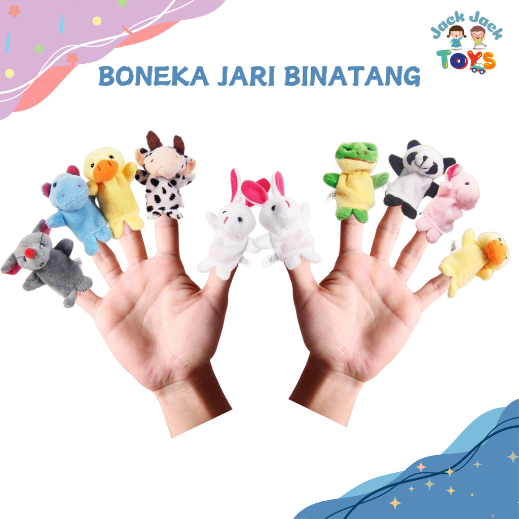 Jual Jackjacktoys Mainan Edukasi Anak Boneka Jari Tangan Animals Hand ...