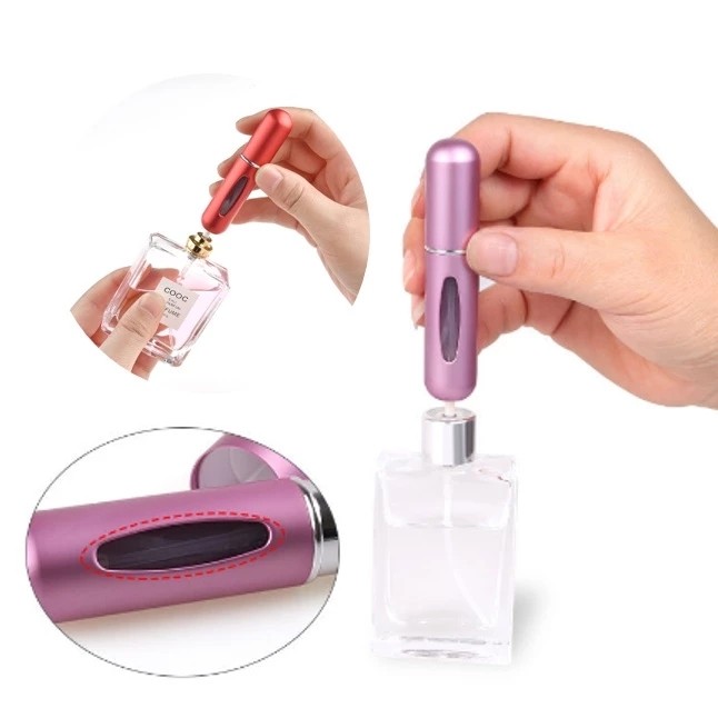 Jual Botol Parfum Mini 5ml Travel Unik Atomizer Botol Spray Decant Vial ...