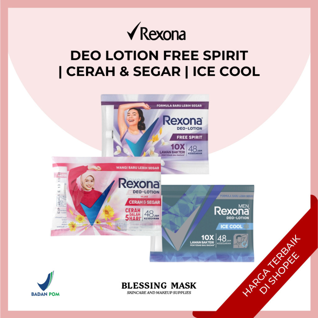 Jual Rexona Sachet | Rexona Saset | Rexona Deo Lotion Sachet - Free ...