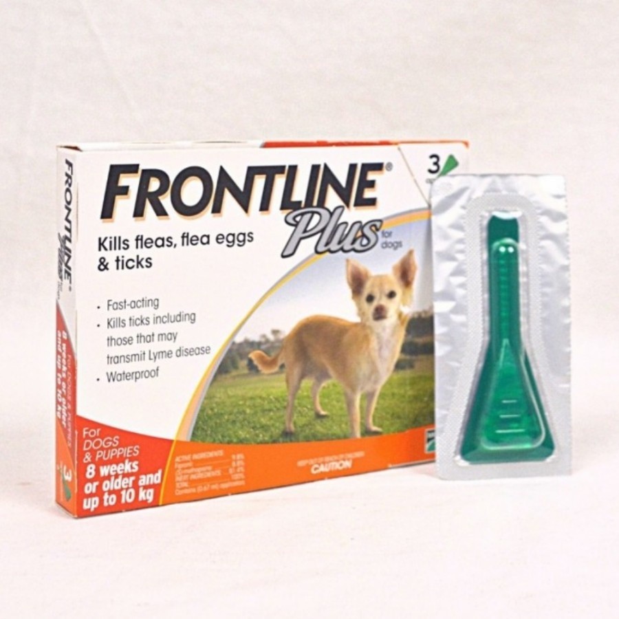 Jual FRONTLINE PLUS FOR DOGS & PUPPIES UP TO 10KG 1 TUBE - OBAT KUTU ...