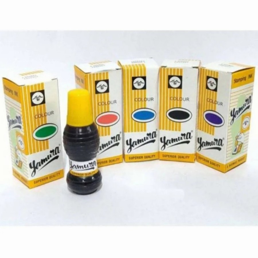 Jual Tinta Stempel / Stamp Pad Ink YAMURA Kecil 27cc | Shopee Indonesia