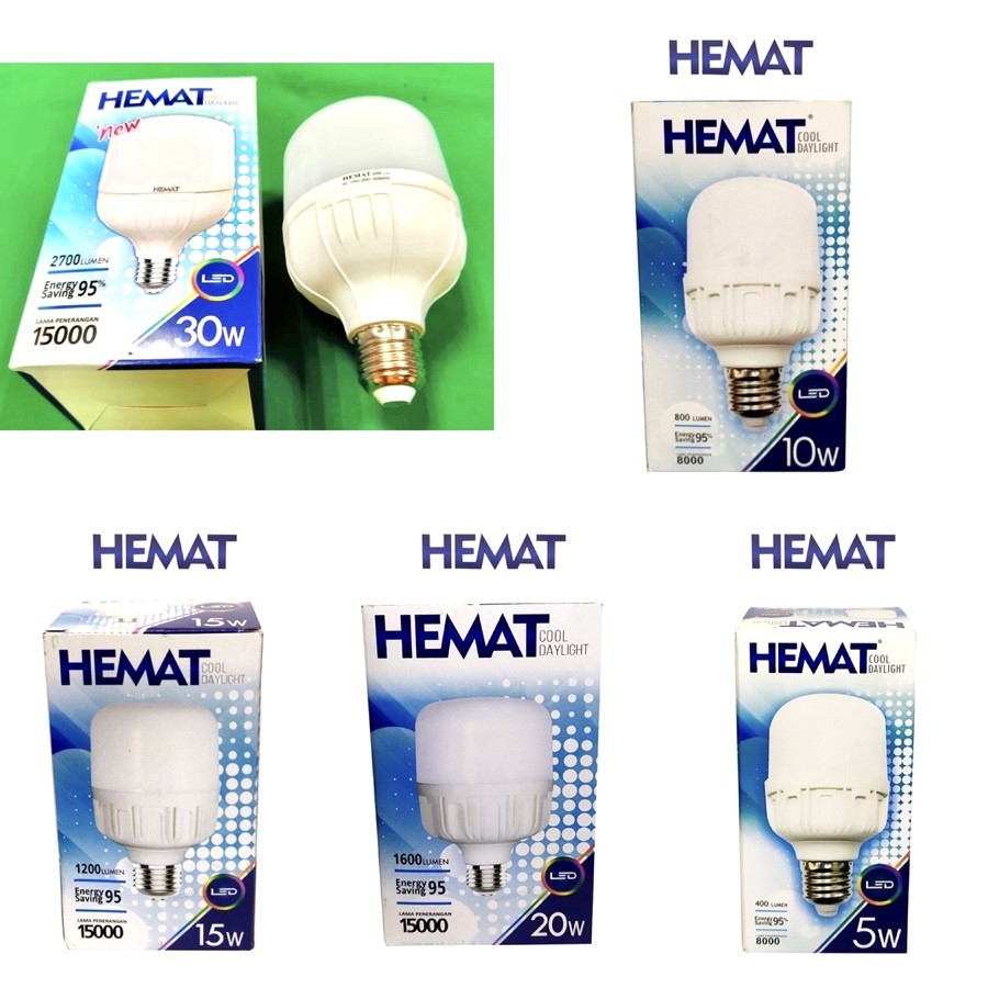 Jual Bola Lampu Led Hemat 5w 10w 15w 20w 30w 5 10 15 20 30 Watt Putih Led Capsule Kapsul Murah ...