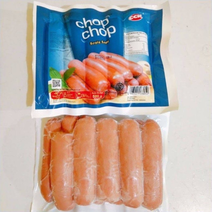 Jual CHOP CHOP Sosis Sapi Bakar 500 gr / 10 pcs | Shopee Indonesia