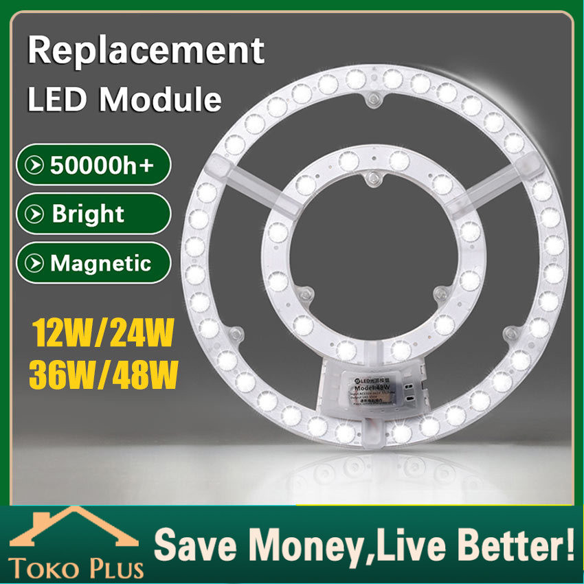 Jual 48/36/24Watt Sumber Cahaya Pengganti Lampu Langit-Langit Bundar ...