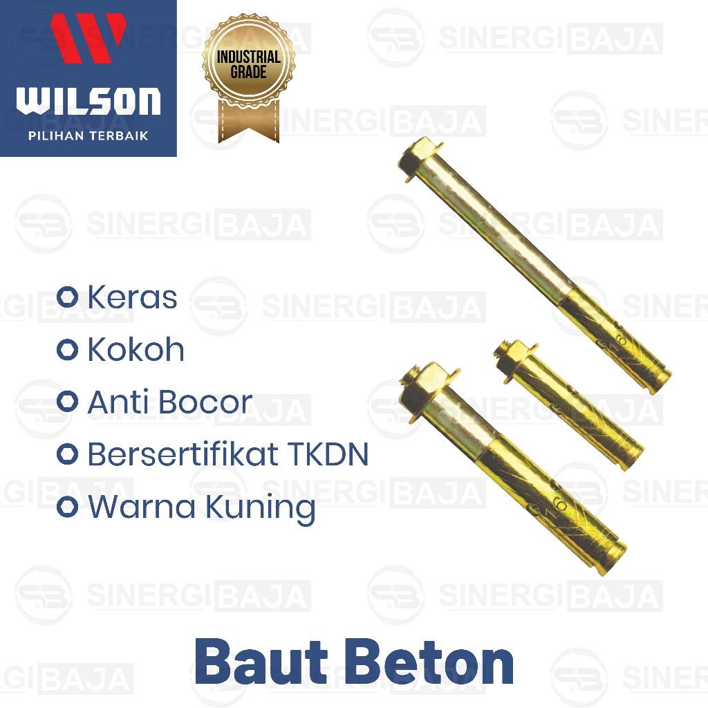 Jual Baut Beton / Dynabolt / Dynabold / Baut Wilson Screw - Besar ...