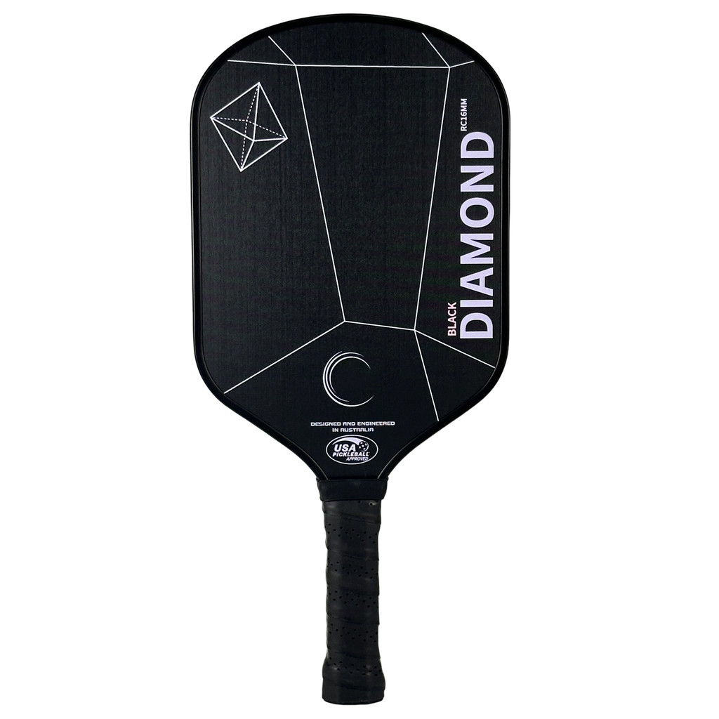 Jual BLACK DIAMOND Carbon Fiber Pickleball Paddle Raw Carbon Surface ...