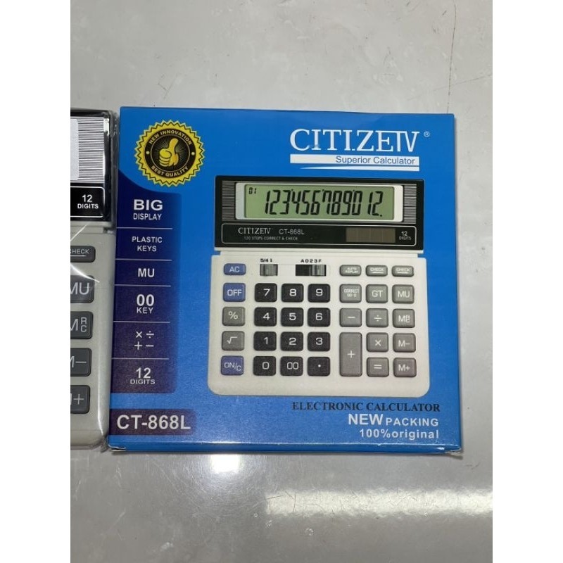 Jual Kalkulator 868L 12 Digit - Calculator Check Lengkap | Shopee Indonesia
