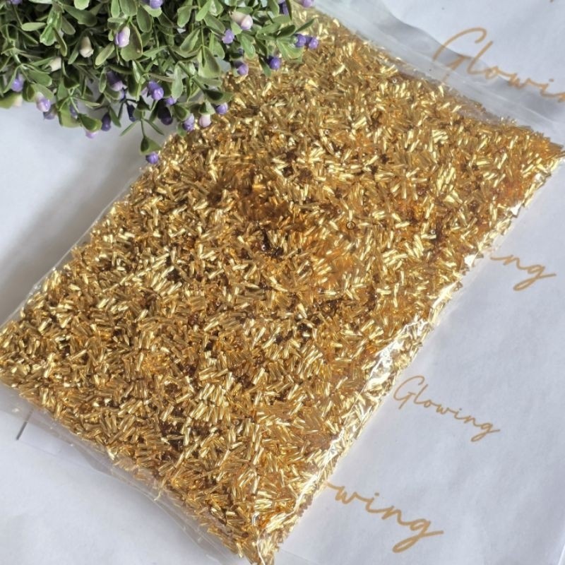 Jual 10 gram -GOLD #32 MOTE PAYET JEPANG seri warna GOLD ( payet pasir ...