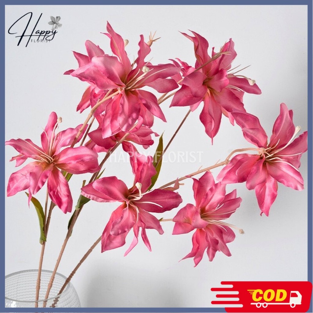 Jual Lily Tangkai Panjang Cabang 3/Bunga Lily Tiger Lili London Heart ...