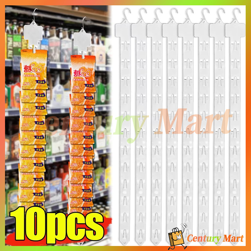 Jual CM 10set/50set Clip Strip Display Makanan / Klip Display Snack ...