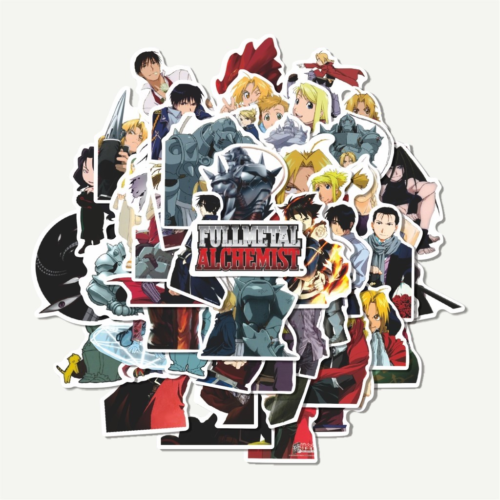 Jual Sticker Pack Sticker Anime Fullmetal Alchemist (Hagane no ...