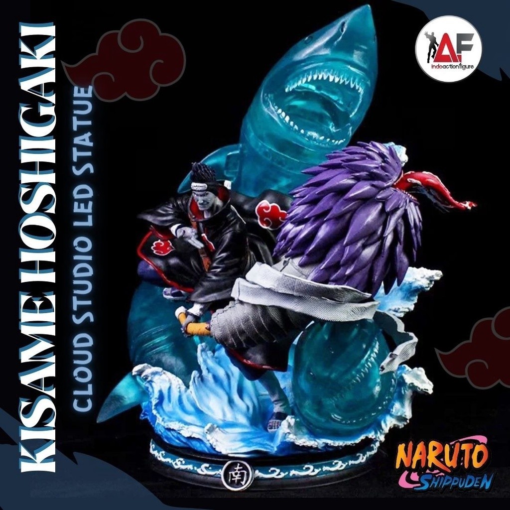 Jual Statue Action Figure Naruto Kisame Hoshigaki Akatsuki cloud studio ...