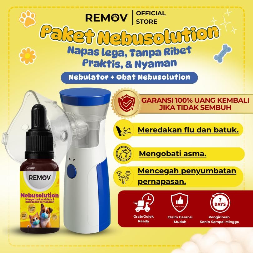 Jual [SUNNYPAWS] REMOV Portable Nebulizer Alat Uap Kucing Anjing Hewan ...