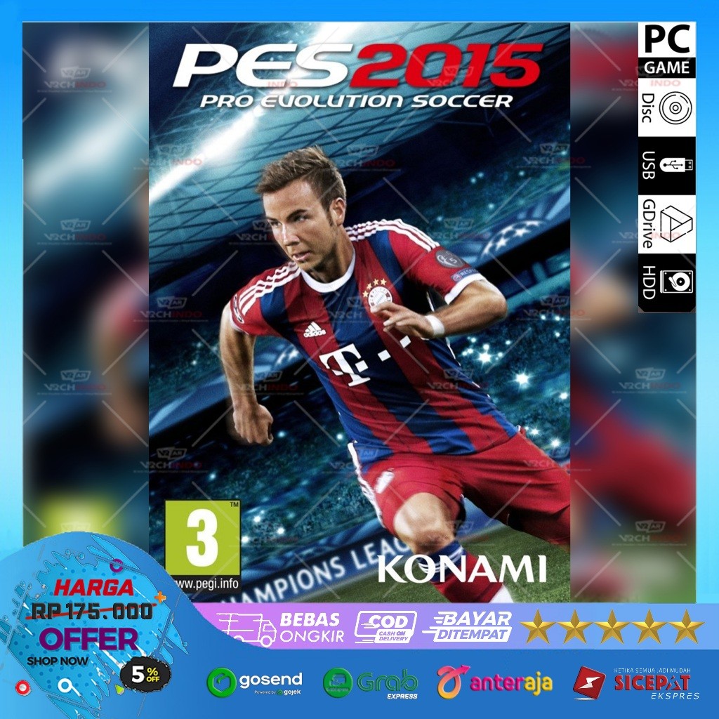 Jual Game PES 2015 - Pro Evolution Soccer 2015 | Games Offline for ...