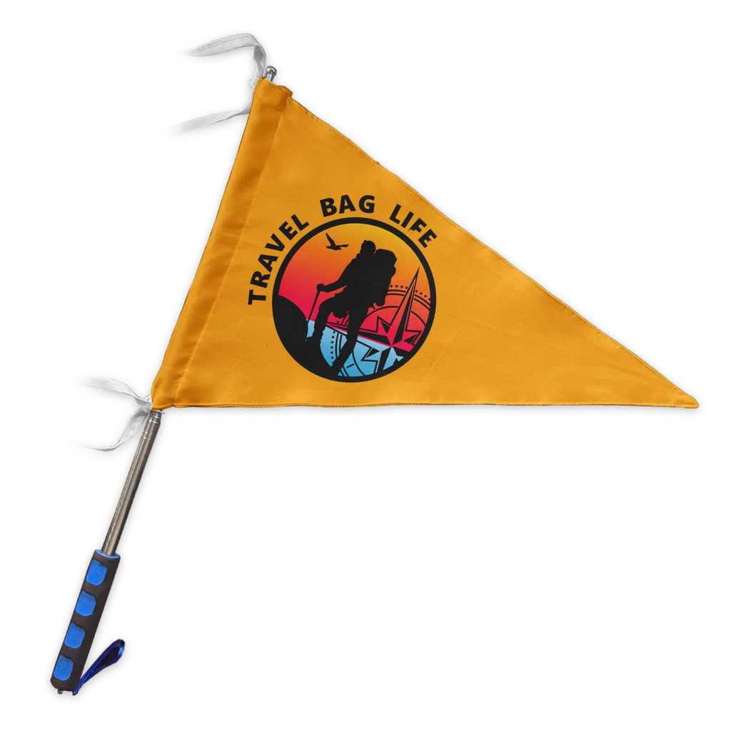 Jual Cetak Bendera Custom Tour Guide Segitiga untuk Tour Travel ...