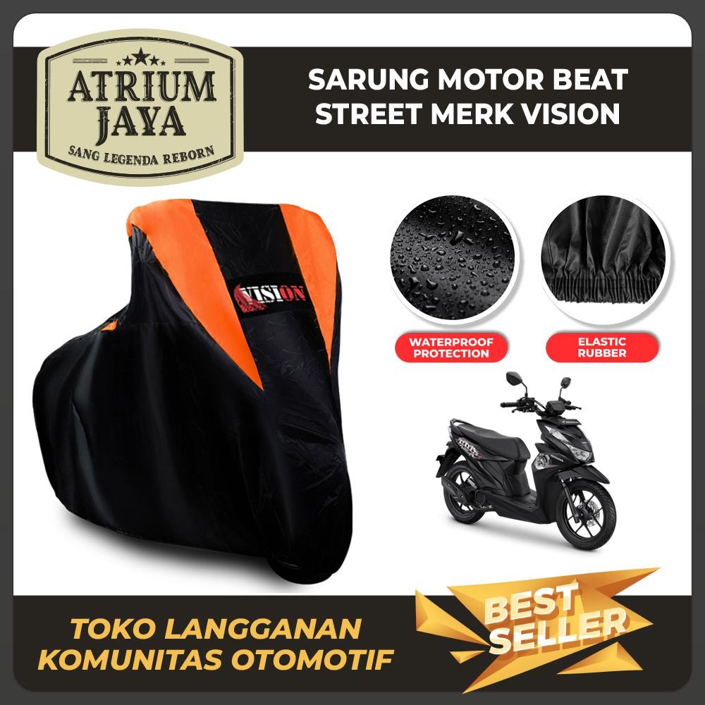 Jual Sarung Motor Vision Honda BEAT / Penutup Pelindung Body Cover ...