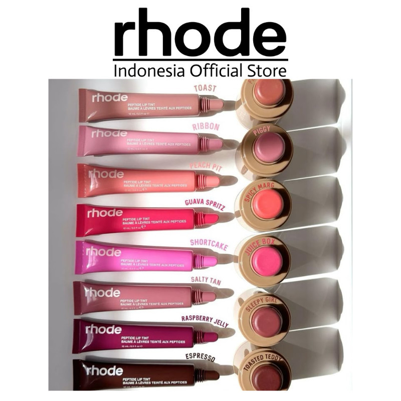 Jual Rhode Peptide Lip Tint - 8 Shades 10ml ( Ribbon, Shortcake, Peact ...