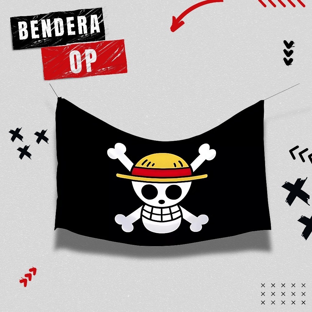Jual POSTER BENDERA ONE PIECE Wall Decor Kain Aesthetic Cosplay ...