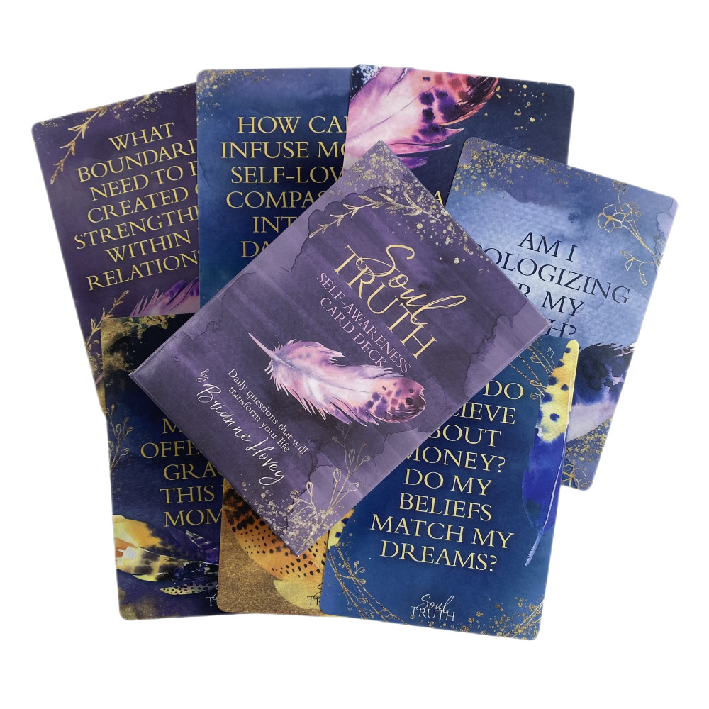 Jual Soul Truth Self-Awareness Card Deck Daily Questions That Will ...