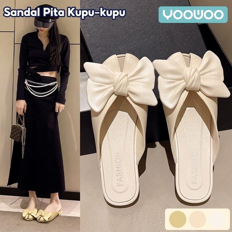 Jual YooWoo Sandal Wanita Terbaru 2025 / Sandal Kekinian / Sandal ...