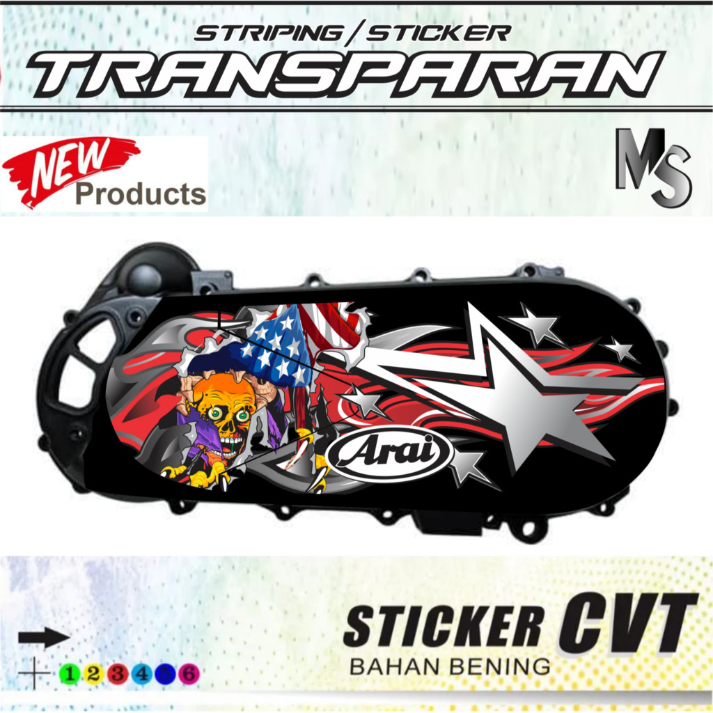 Jual VARIASI BLOK CVT/ STICKER ALL CVT VARIO KZR LED OLD GEN 1/2 DESAIN ...