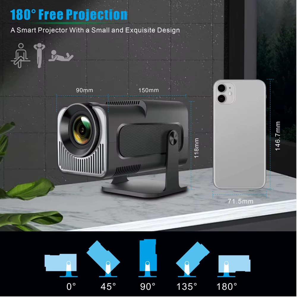 Jual Proyektor Mini HY320 720P/4K Android 11 - 300 ANSI (Cahaya Terang ...