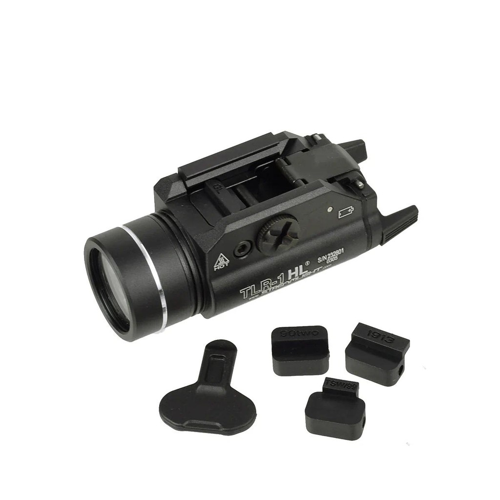 Jual Tactical TLR-1 TLR-7 Weapon Gun Flashlight Metal 1000 Lumens TLR7 ...