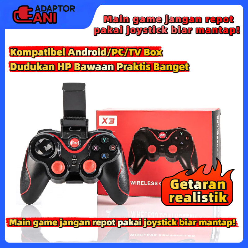 Jual [ Adaptop Ani ] Gamepad X3 Gamepad Android X3 Bluetooth Wireless ...