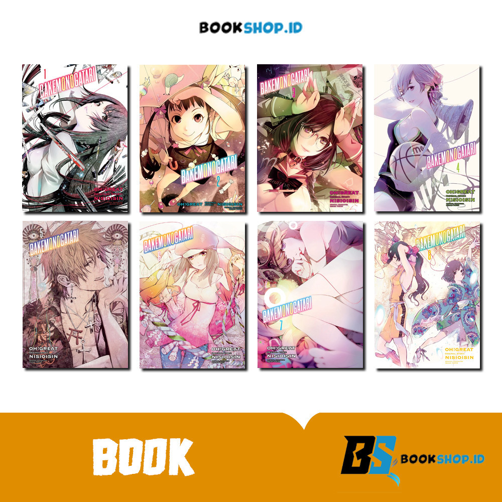 Jual Komik Bakemonogatari by NISIOISIN - English | Shopee Indonesia