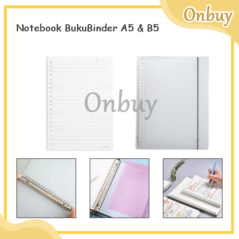 Jual Buku Lose Leaf Binder / Simple Style Spiral Notebook / binder ...