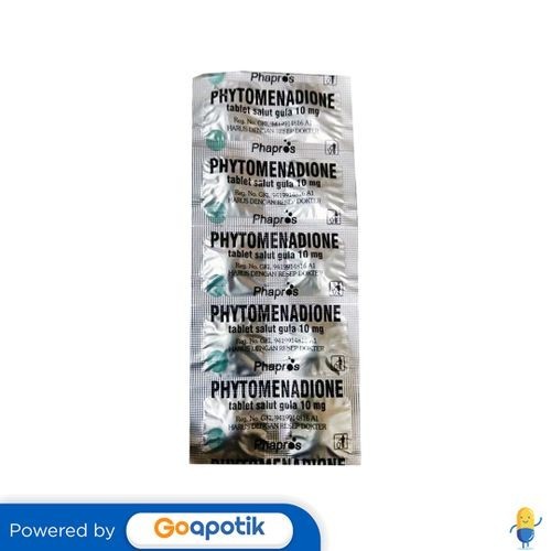 Jual Phytomenadione Phapros 10 Mg Strip 10 Tablet | Shopee Indonesia