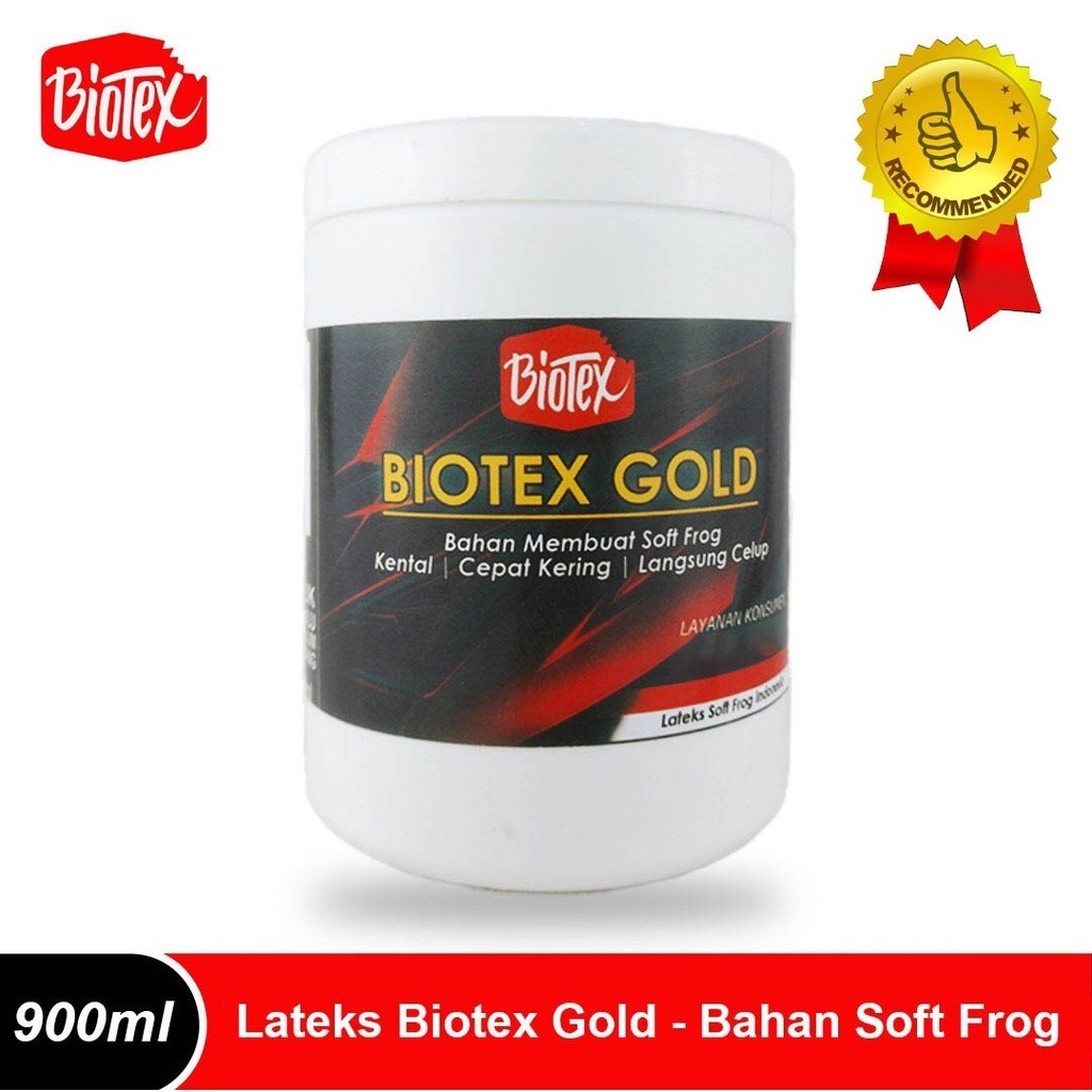 Jual VR54ES Lateks Biotex Gold Bahan Bikin Soft Frog 900 Ml | Shopee ...
