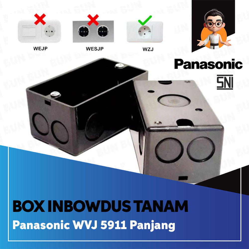Jual Panasonic Inbow Dus WVJ 5911 National Mangkok Tanam Persegi ...