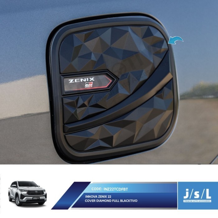 Jual Innova Zenix Tank Cover Diamond Full Blacktivo Cover Tangki - JSL ...