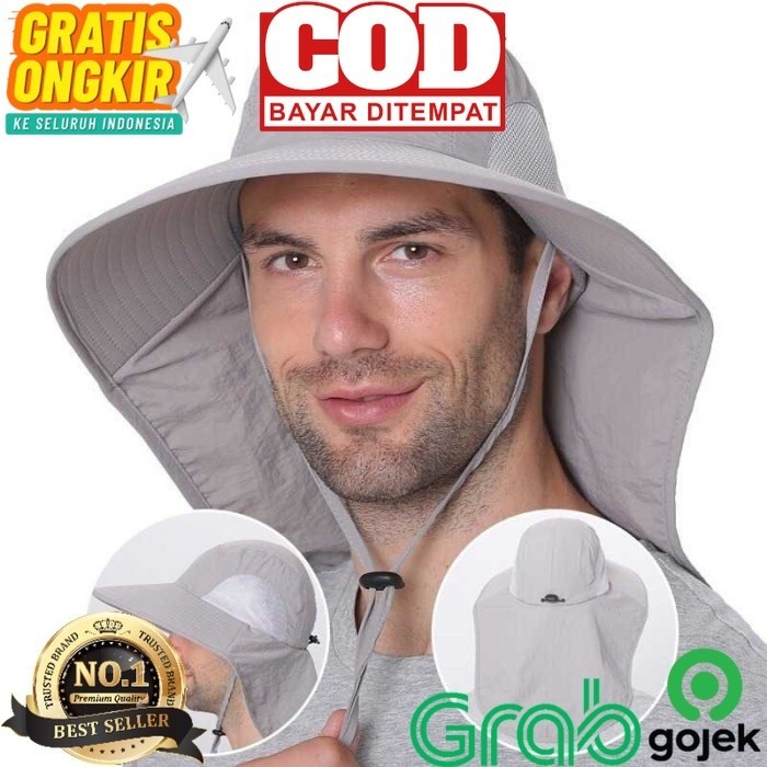 Jual HSL TOPI PANCING ANTI AIR TOPI RIMBA OVAL DOWN DM | Shopee Indonesia