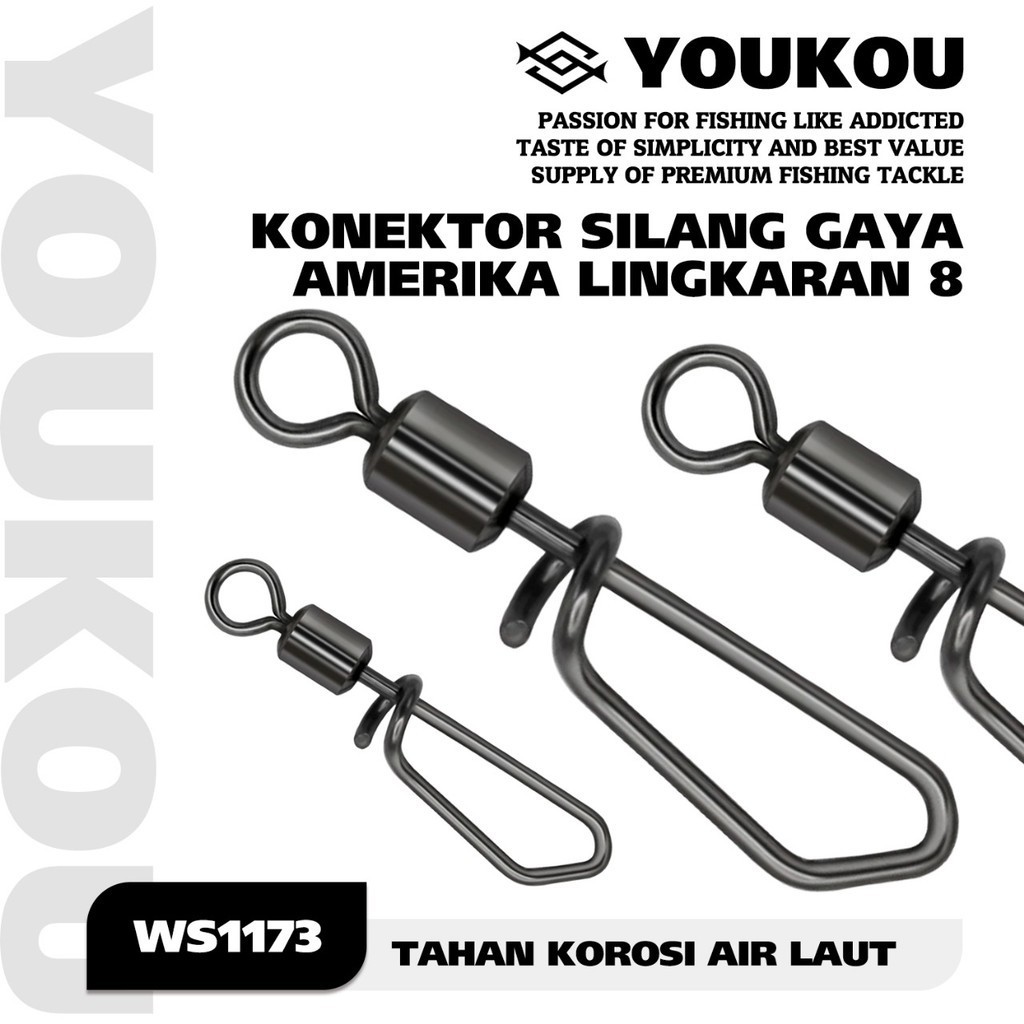 Jual YOUKOU - 1173 Konektor Kilikili Lingkaran Silang Konektor Silang ...