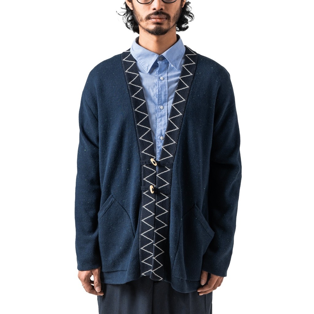 Jual Bodypack Depiction Noragi Cardigan Outer - Navy | Shopee Indonesia