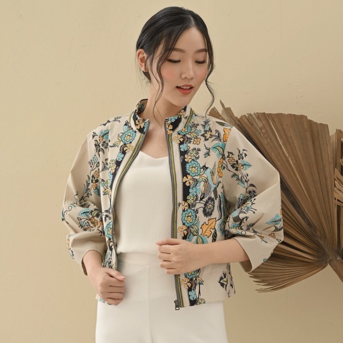 Jual Bomber Jaket / Outer Batik Wanita / Baju Couple Keluarga - 135 AZ ...