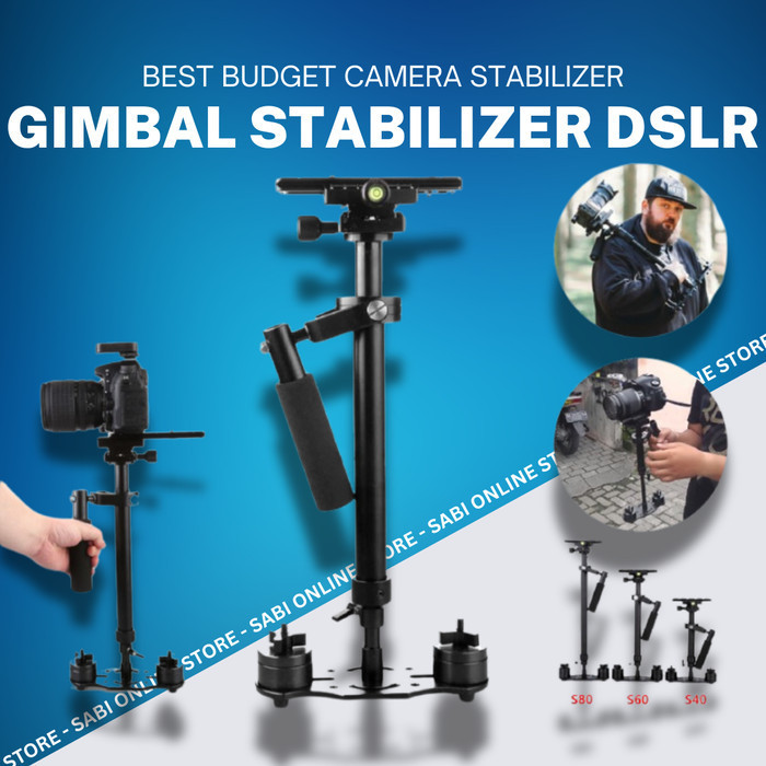 Jual Gimbal Stabilizer Steadycam Pro for DSLR Mirrorless Kamera Video ...