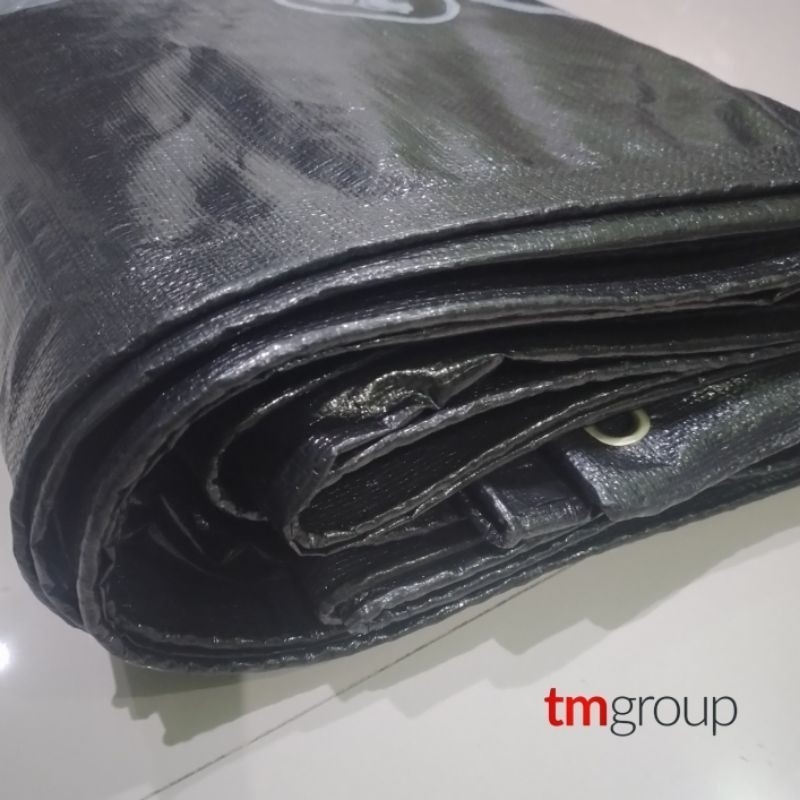 Jual Terpal Import korea A12 Black Hitam Original ukuran 4x6 3x6 4x4 ...