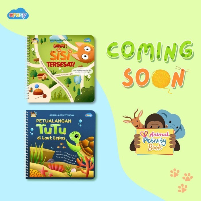 Jual SISI dan TUTU Arasy Seri Animal Activity Book Buku Aktivitas ...