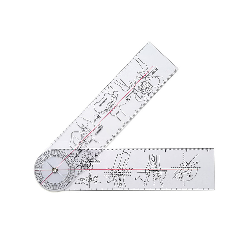 Jual Plastic Goniometer Angle Ruler Rule Joint Orthopedics Tool ...