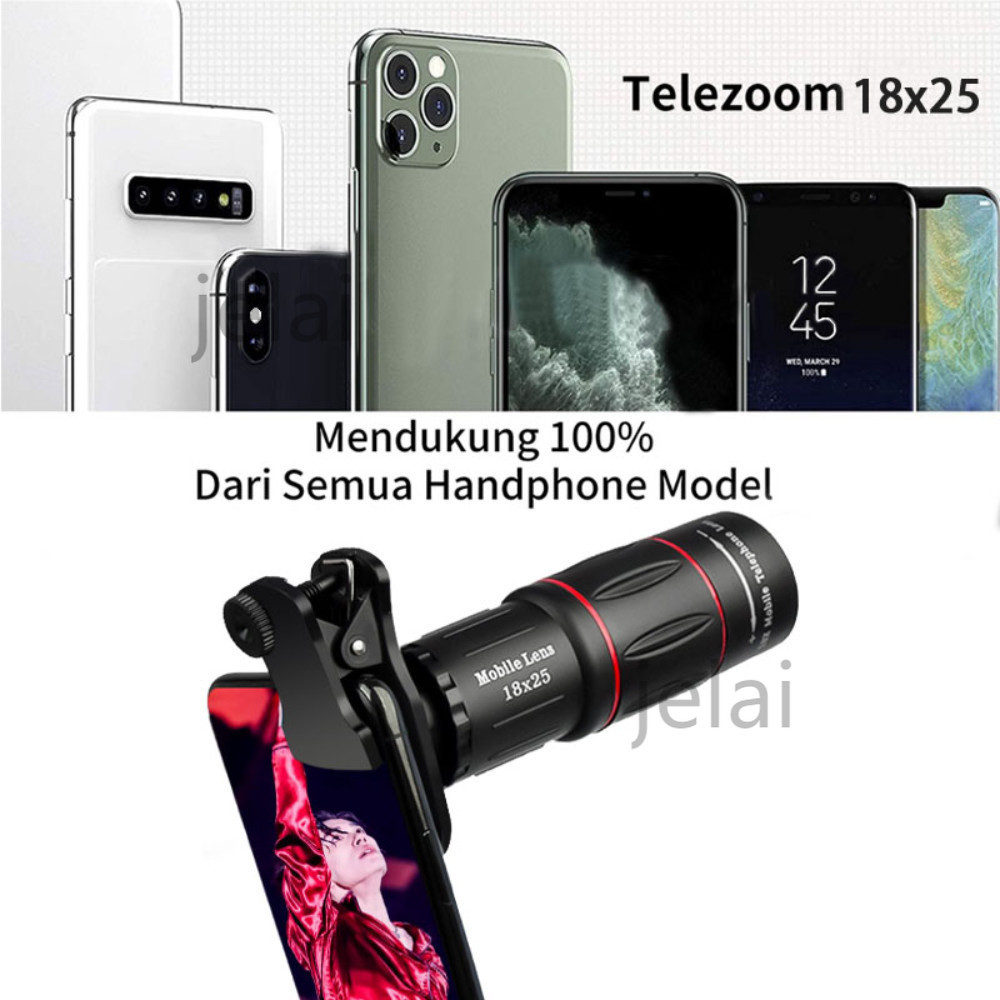 Jual (no po)Apexel 64x Lensa Kamera HP Lensa Apexel 28x Zoom TeleZoom ...