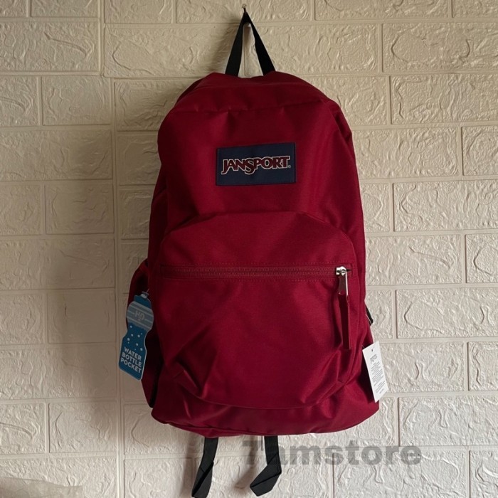 Jual Backpacker Tas Ransel Jansport Cross Town Viking Red Original ...
