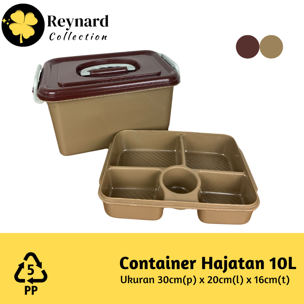 Jual Container Serbaguna 10 Liter Box Container Estetik Mini Storage ...