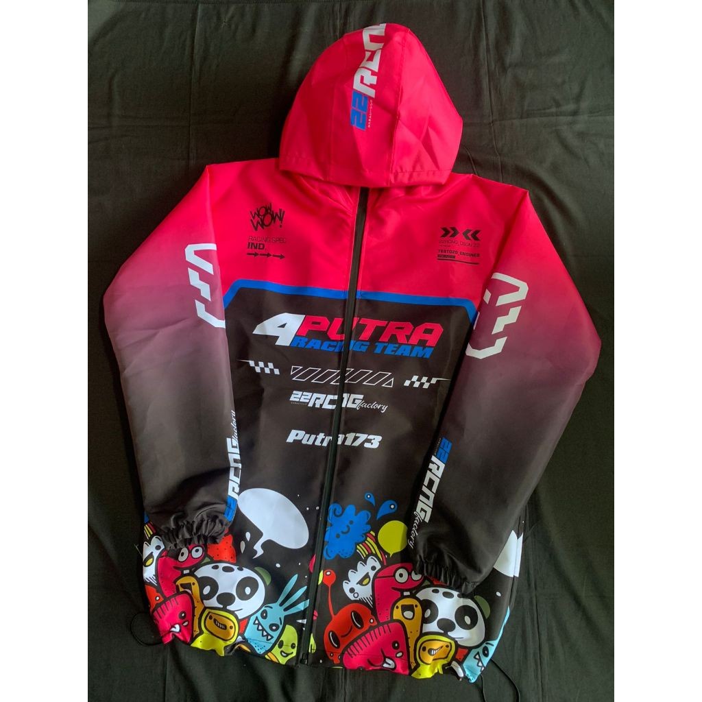 Jual JAKET RACING TASLAN WATERPROOF CUSTOM SESUAI PERMINTAAN | Shopee ...