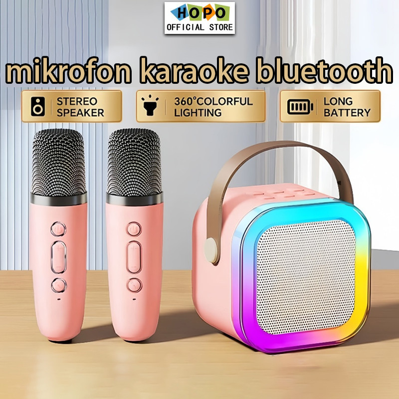 Jual Speaker Mini Karaoke Mikrofon Karaoke Set Premium Speaker ...